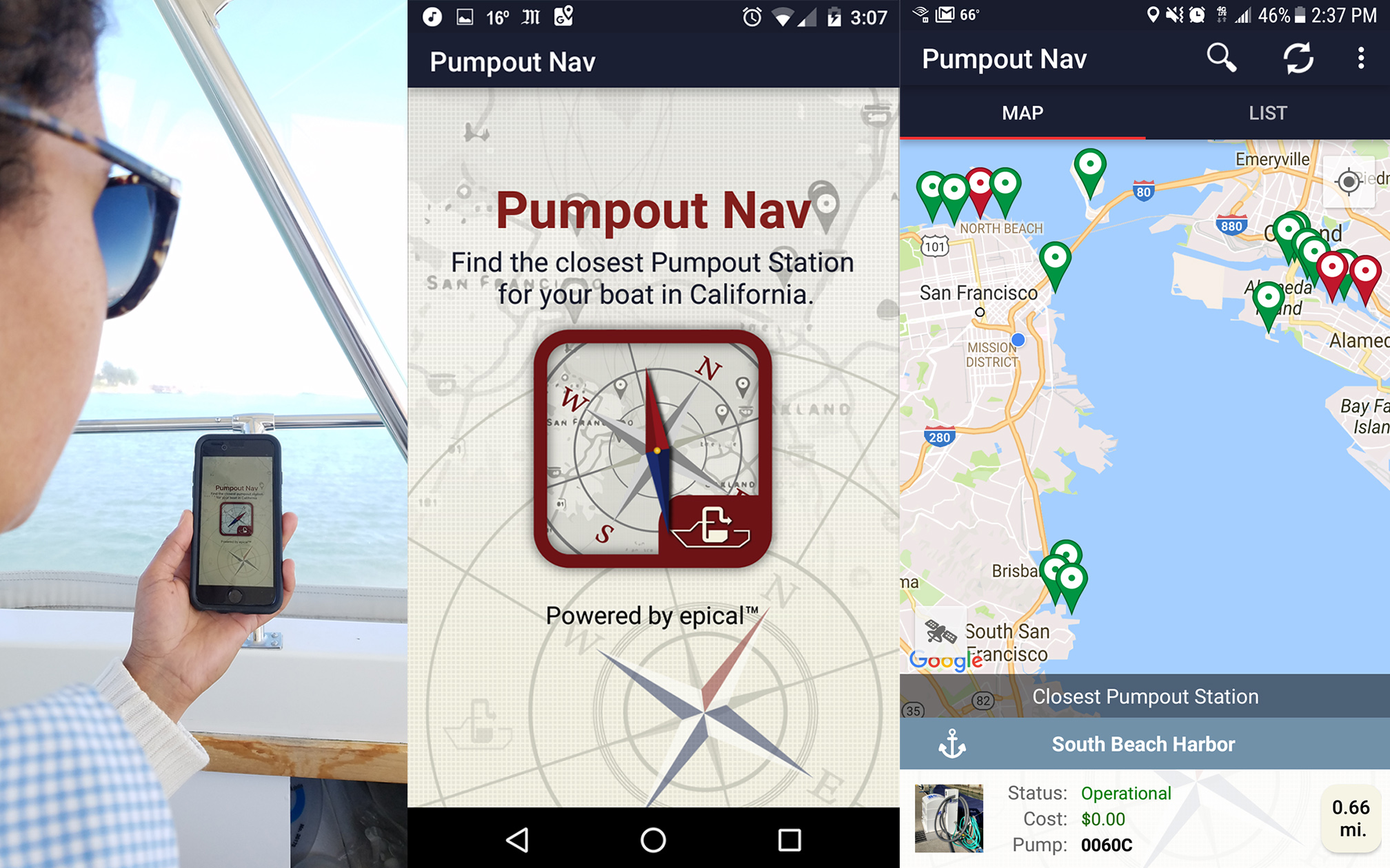 Pumpout Nav App